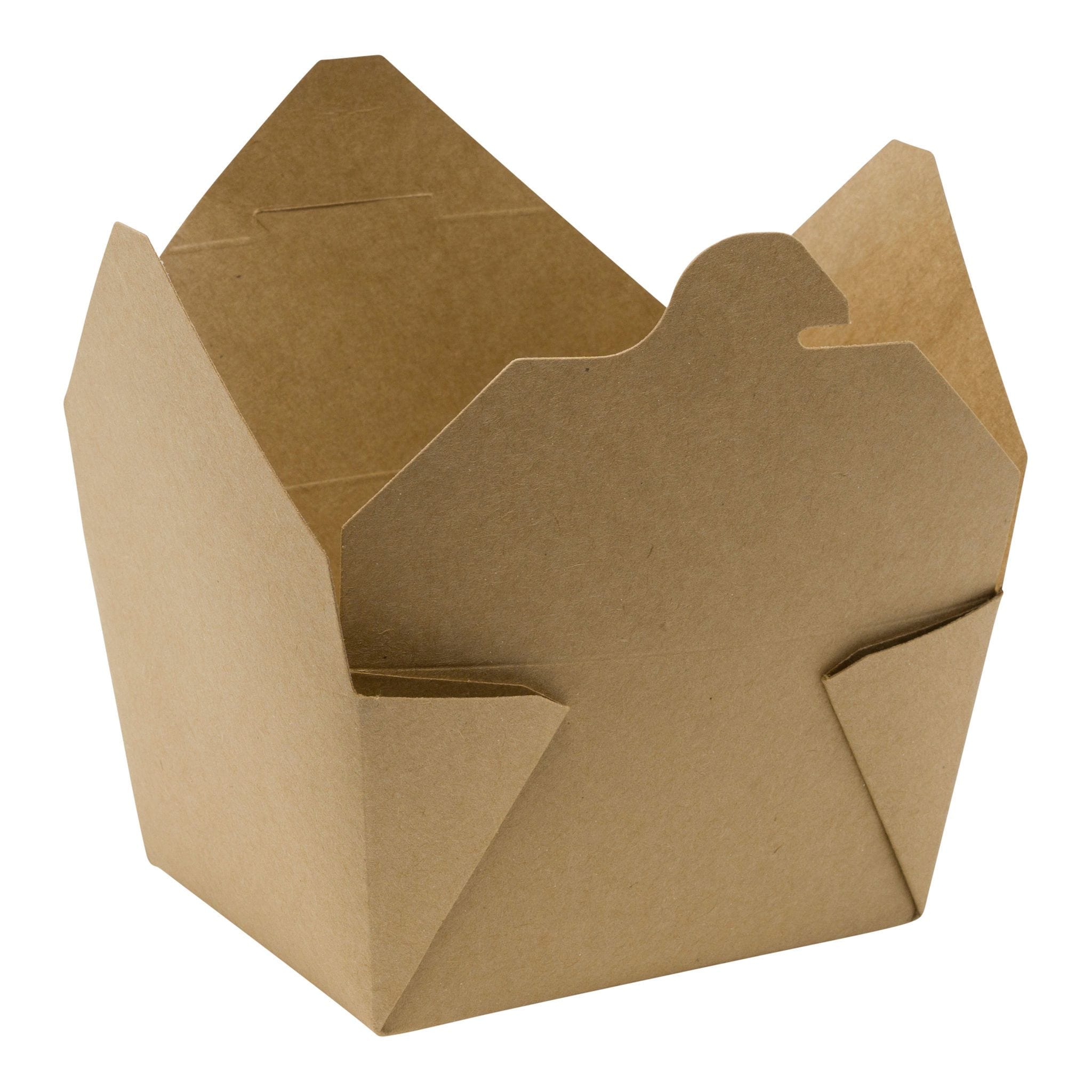 #1 Kraft Paper Take Out Food Container ~5" x 4" x 2.5" – G & L ...